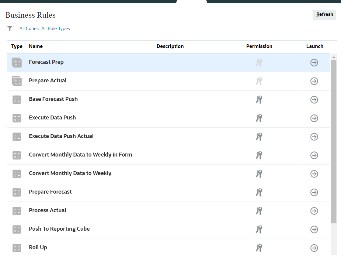 Configuring Advanced Sales Forecasting in Oracle Sales Planning