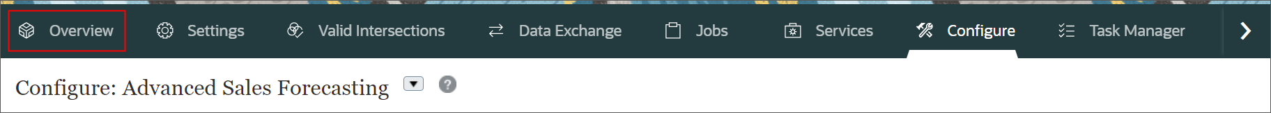 Configuring Advanced Sales Forecasting in Oracle Sales Planning