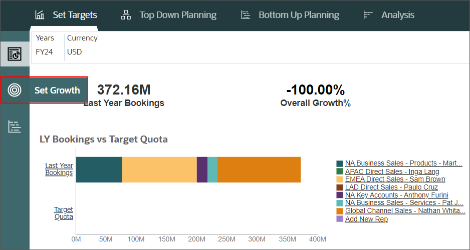 Configuring Quota Planning in Oracle Sales Planning