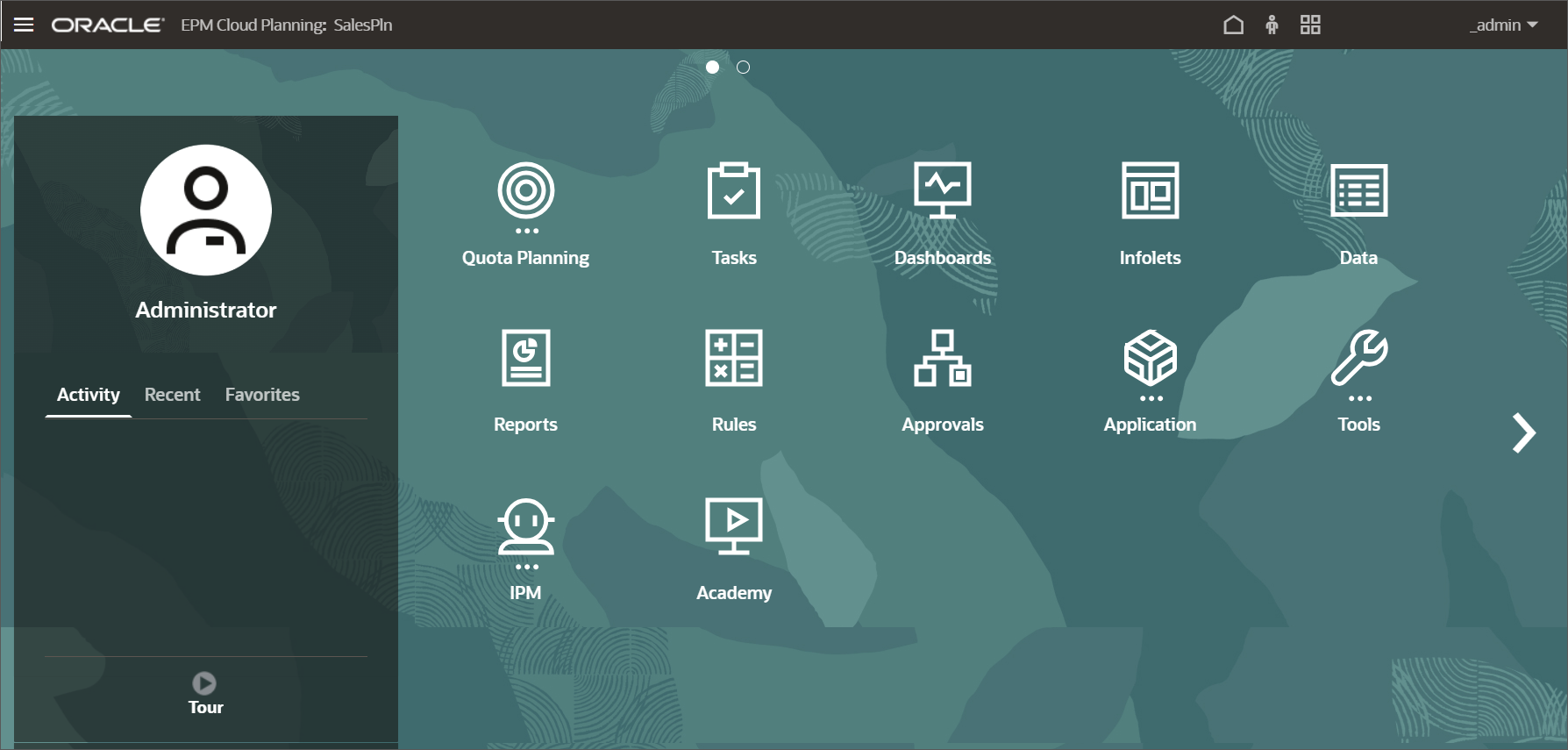 Configuring Quota Planning in Oracle Sales Planning