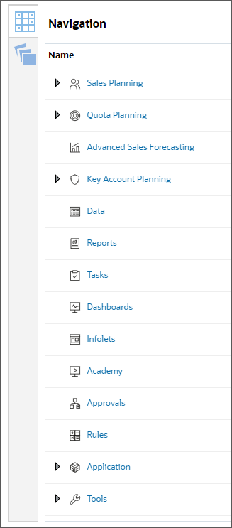 Designing Navigation Flows in Sales Planning