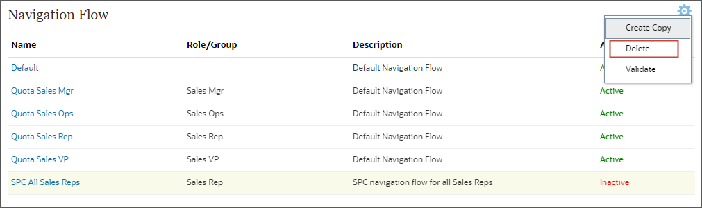 Designing Navigation Flows in Sales Planning