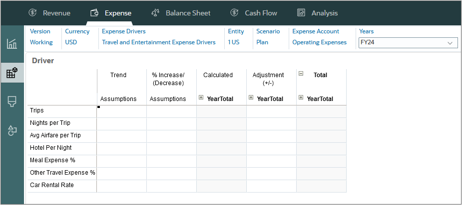 Driver-Based Planning in Financials
