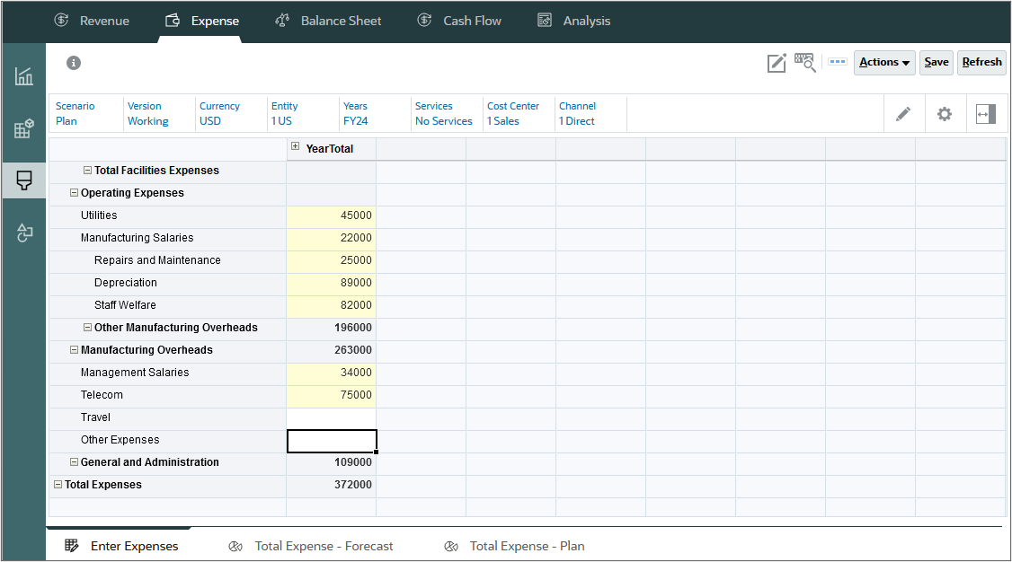 Driver-Based Planning in Financials