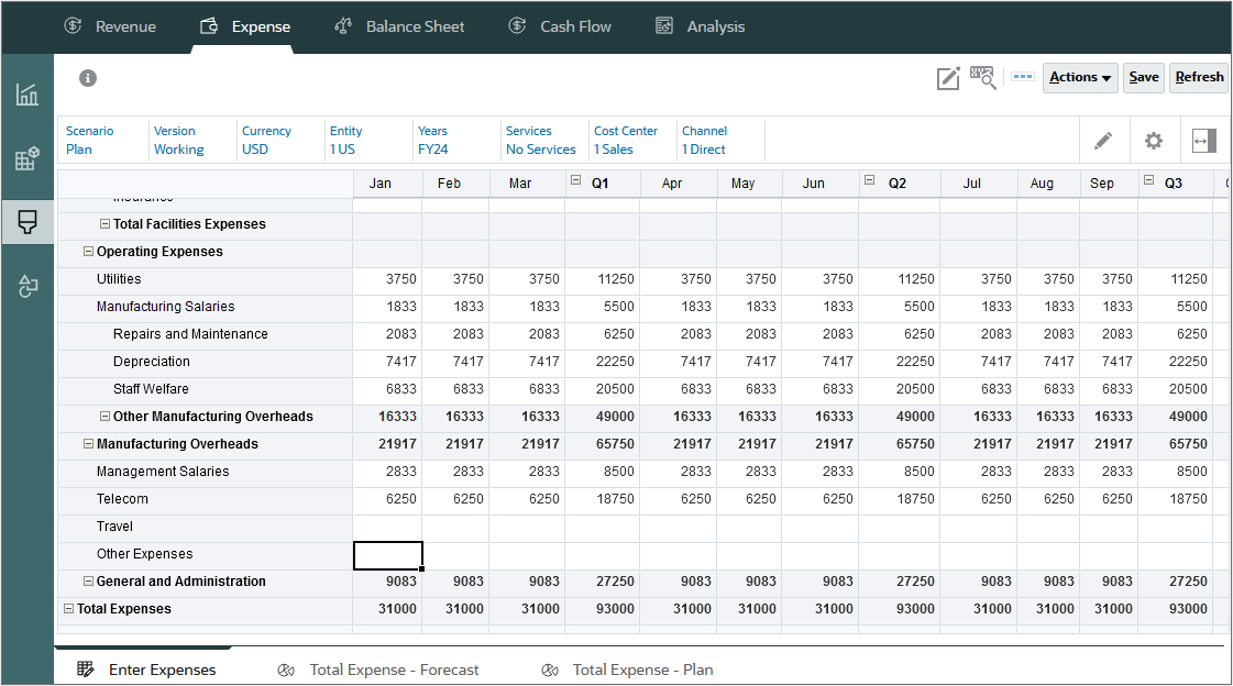 Driver-Based Planning in Financials