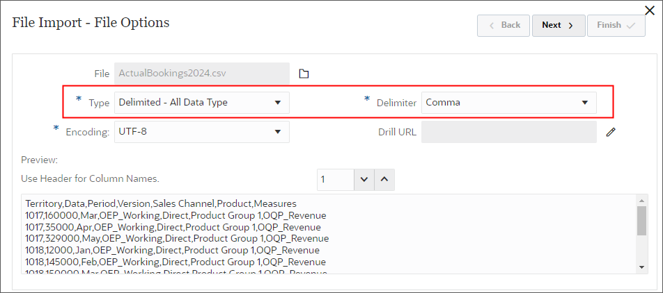 Loading Data into Sales Planning using Data Integration