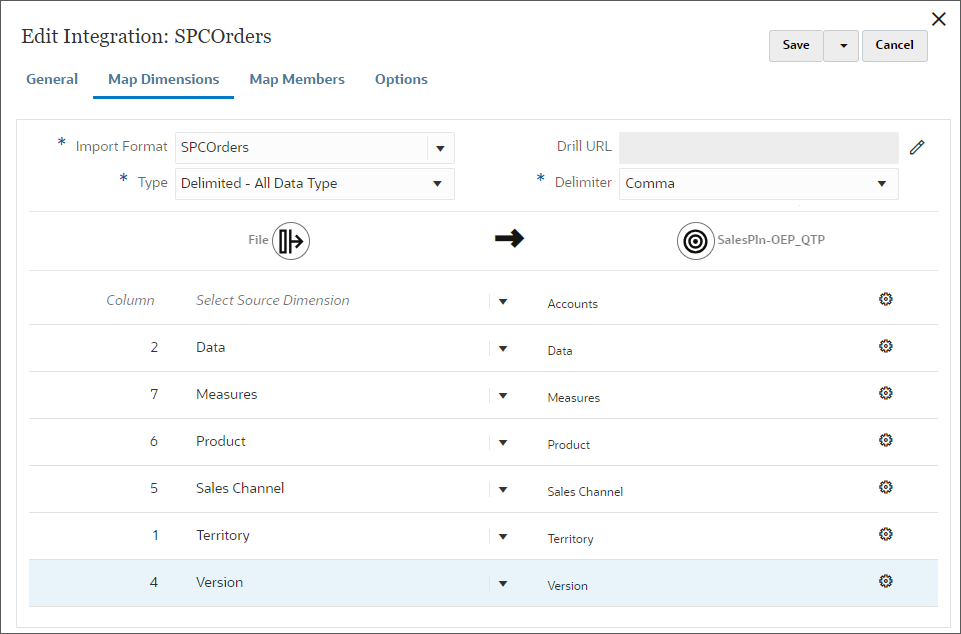 Loading Data into Sales Planning using Data Integration
