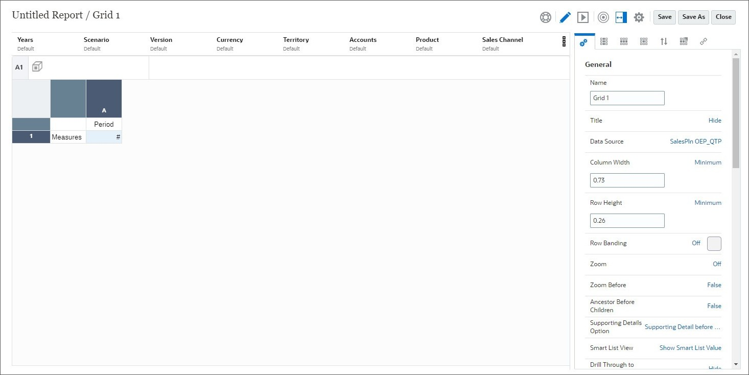 Reporting in Sales Planning
