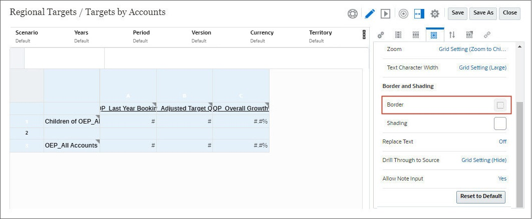 Reporting in Sales Planning