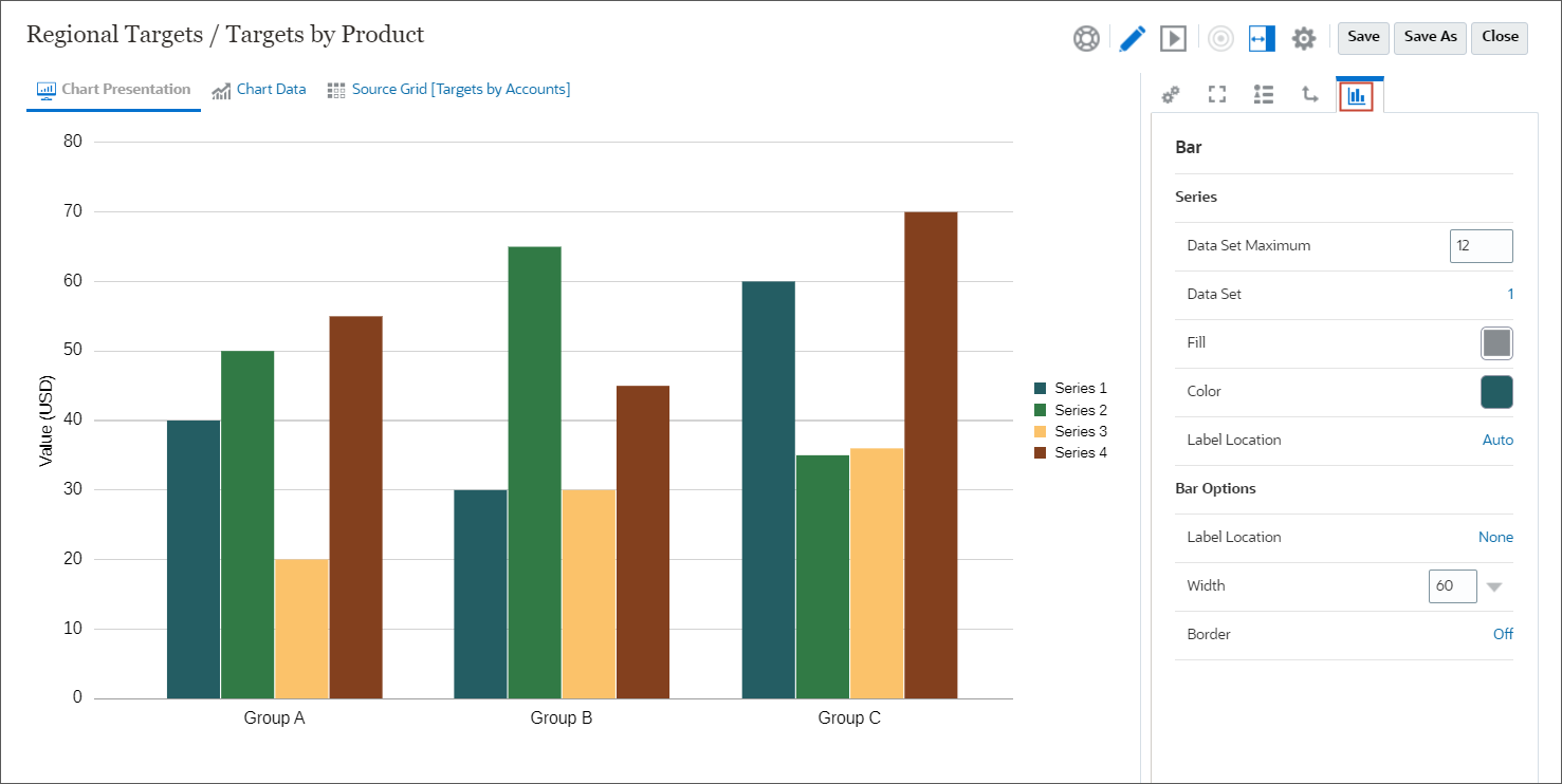 Reporting in Sales Planning
