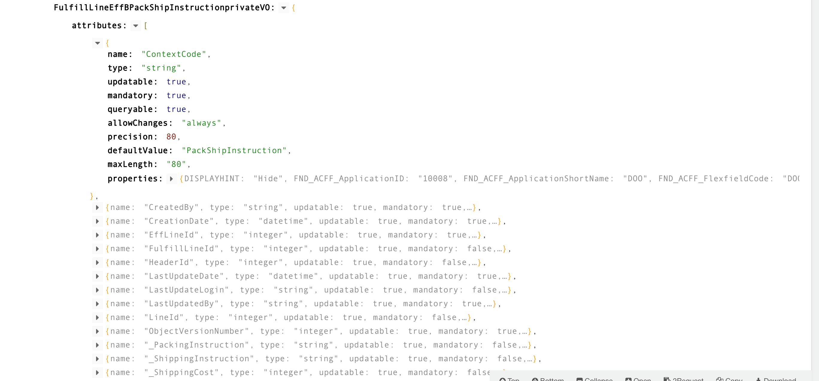 Create Sales Order Line With Extensible Flexfield