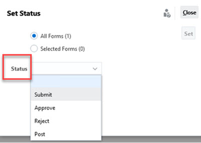 Viewing Forms from the Supplemental Data Tasks