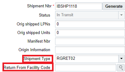 Creating an ASN after a Return
