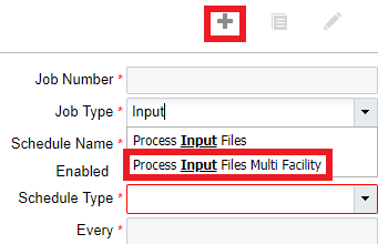 Process Input File - Multi-Facility