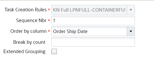 Creating Cycle Count Tasks with Task Creation Templates