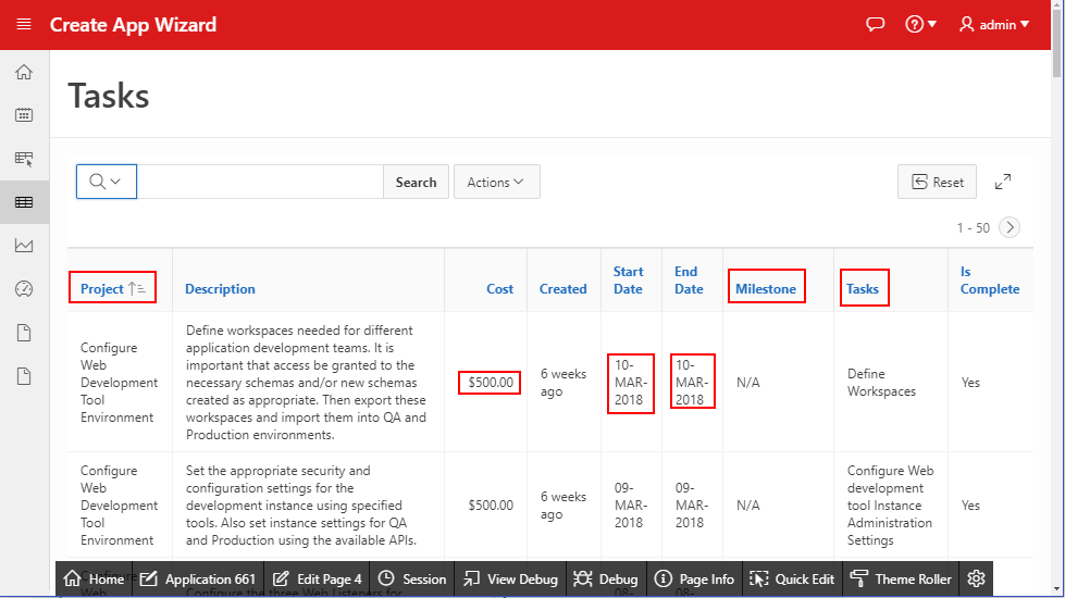 Oracle Application Express 18: Customizing an Interactive Report as a ... Oracle Application Express 18: Customizing an Interactive Report as a ...