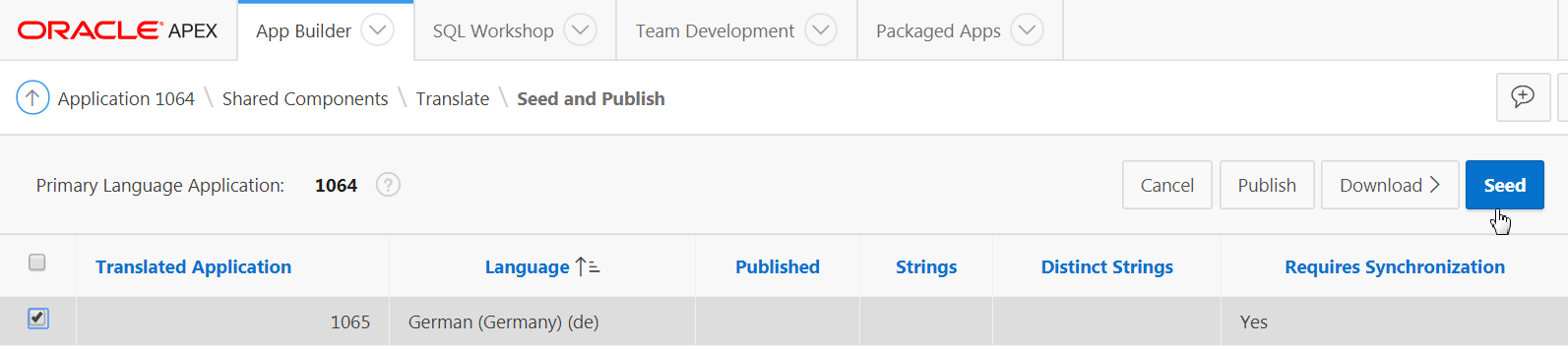 Oracle Application Express 18: Translating an App (2 of 2) - Translating Messages and Specifying ...