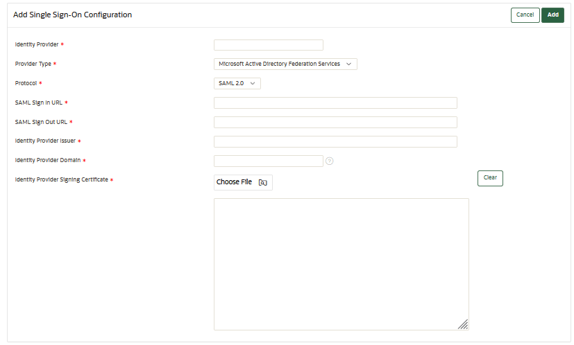 Configuring Single Sign-On in Oracle Key Vault