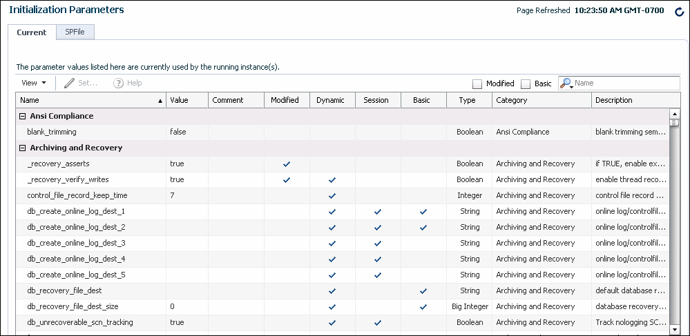 Managing the Oracle Instance