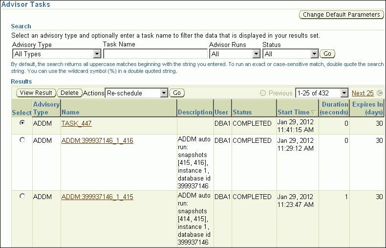 Manual Database Performance Monitoring