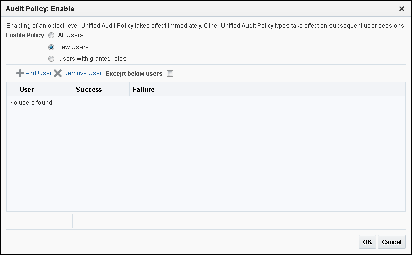 Auditing Database Activity