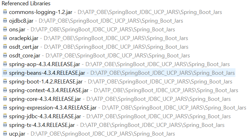 Autonomous Transaction Processing (ATP), SpringBoot and JDBC