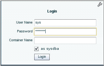 Access and Configure Container Page for a CDB using EM Express