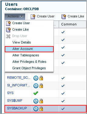 Connect to the Target Database