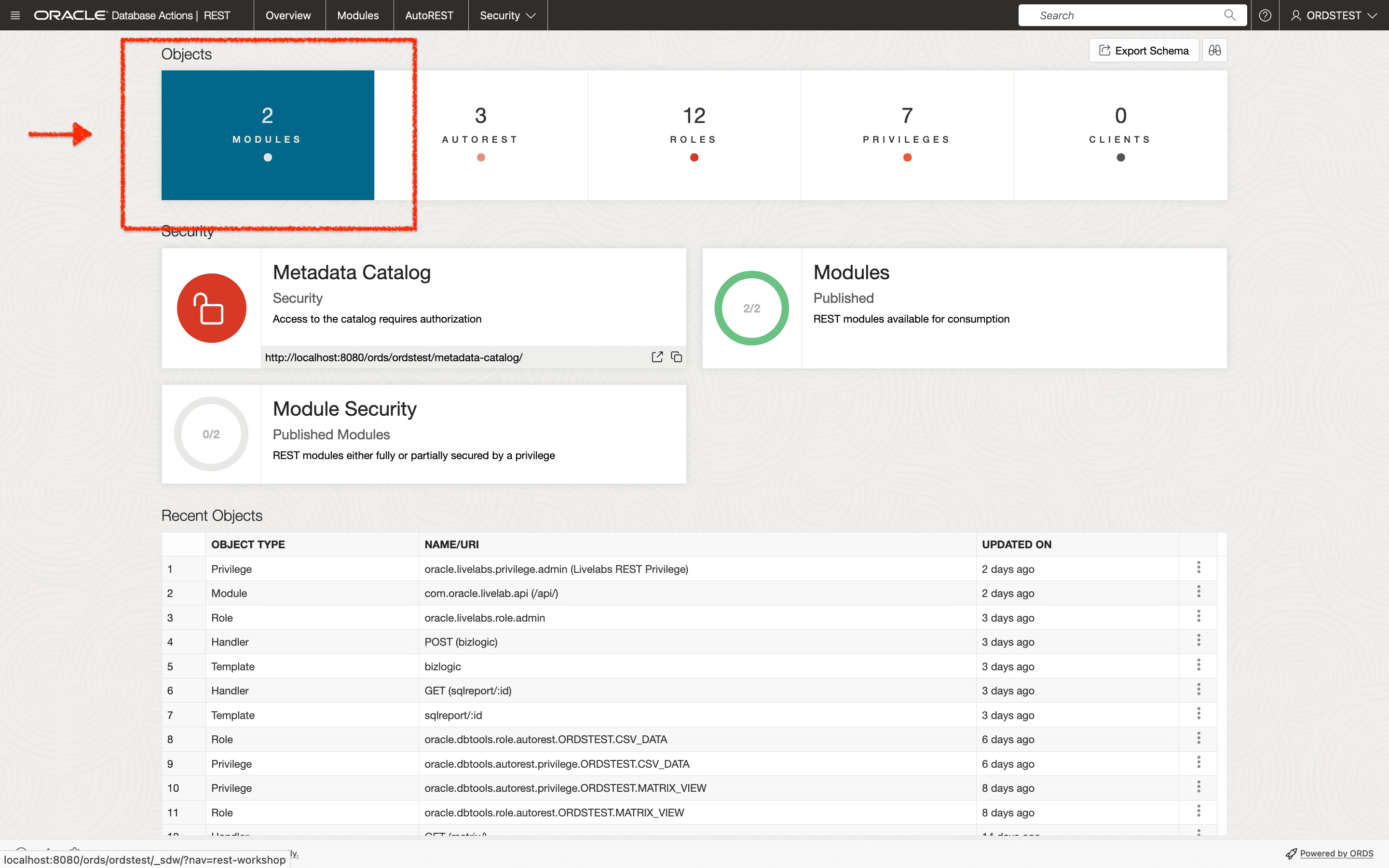 Getting Started with Oracle REST Data Services