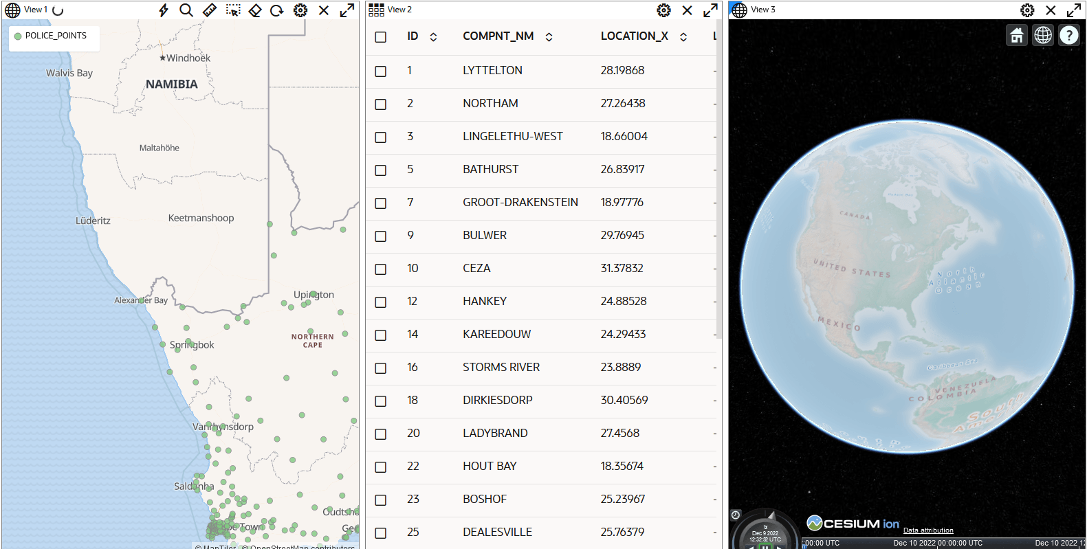 Visualization in Oracle Spatial Studio
