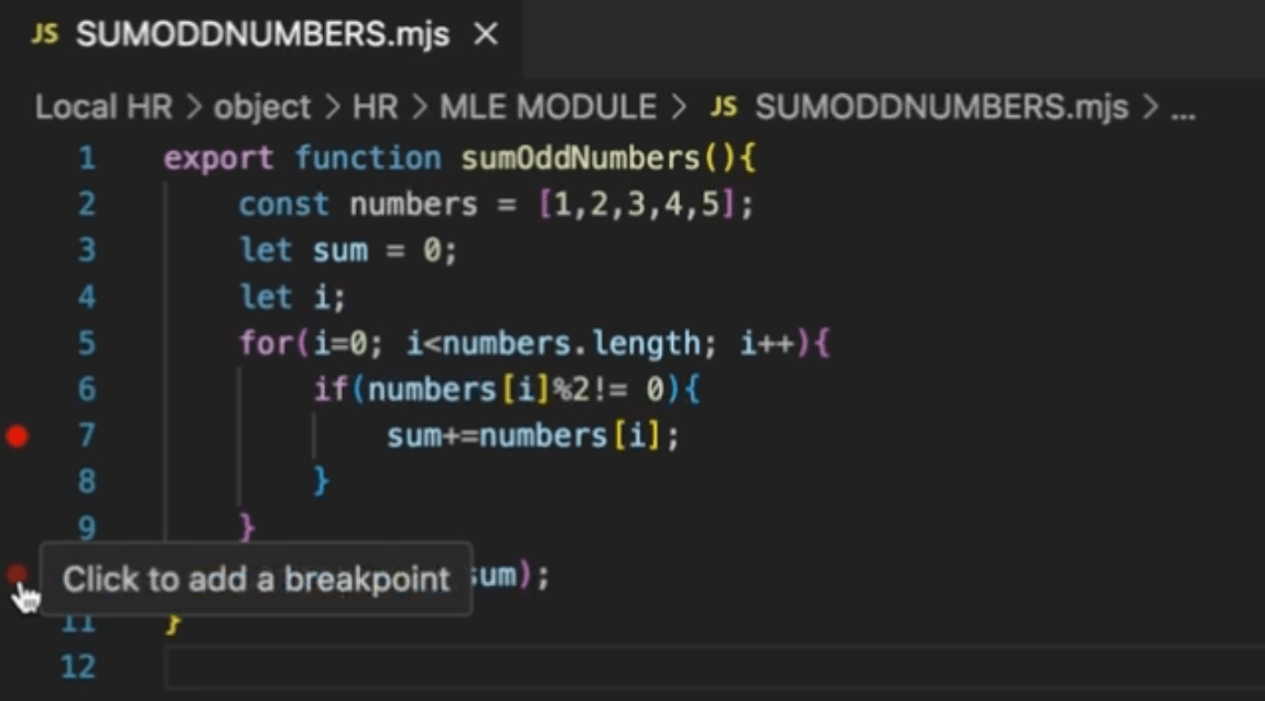 Post-Execution Debugging of MLE JavaScript Modules