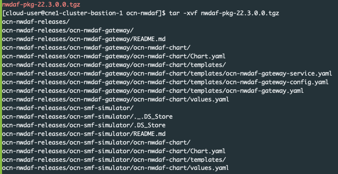OCNWDAF Installation