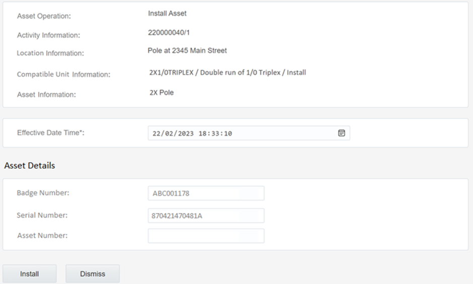 Construction Work Activity Operations