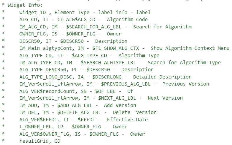 How To Find The Name Of User Interface Fields