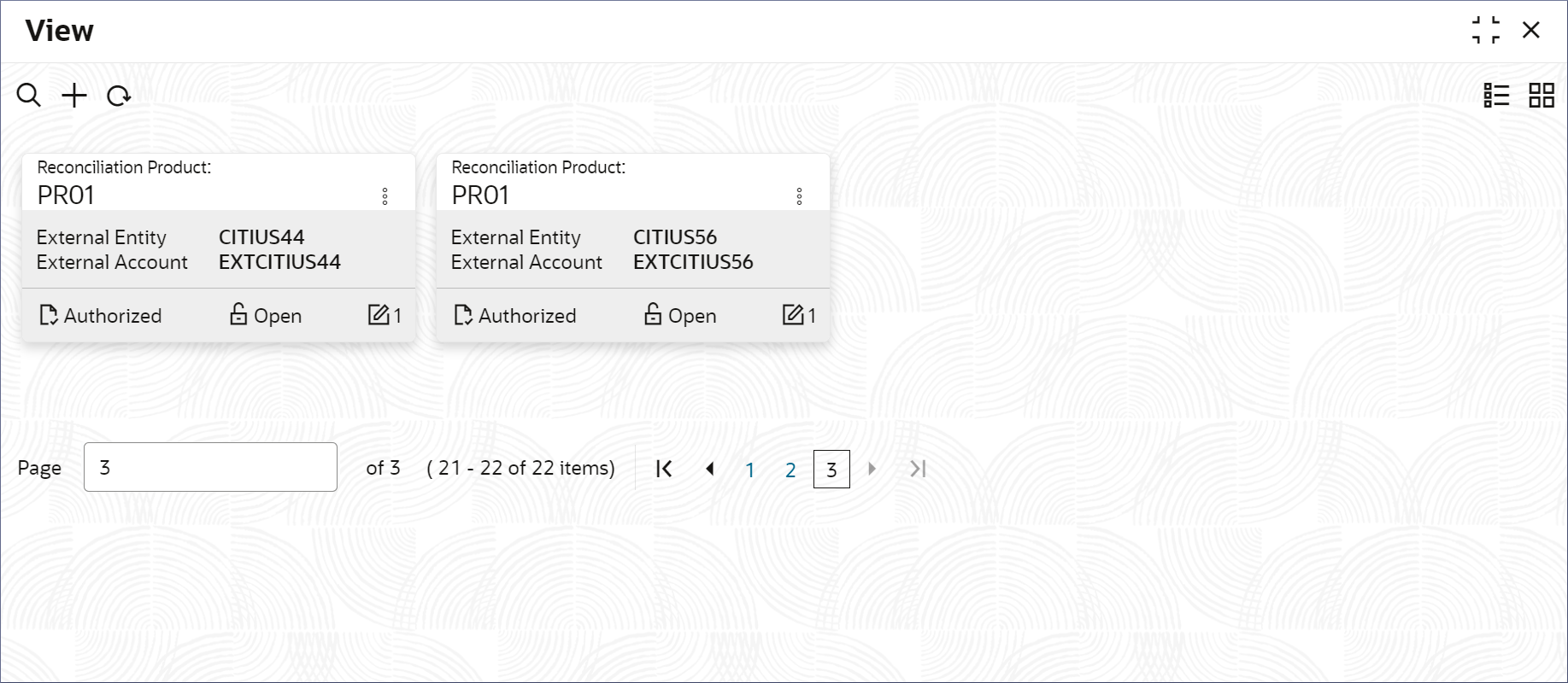 View External Accounts