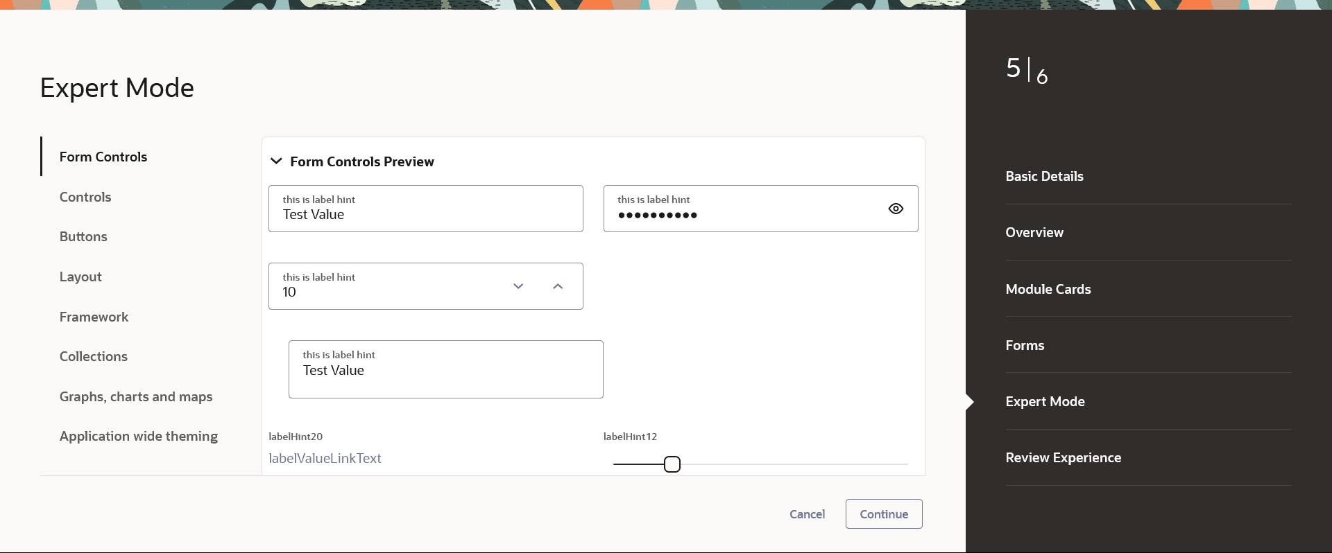 Experience Builder - Create
