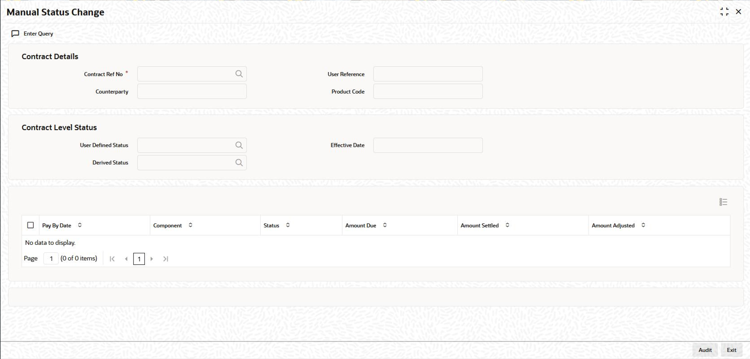 Changing the Status of a Loan