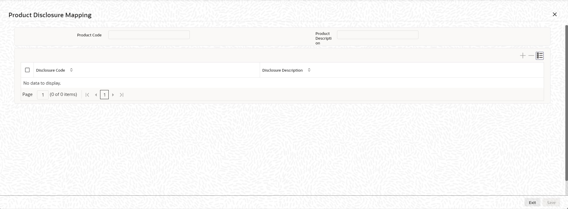 Mapping the Disclosure Code to a Product