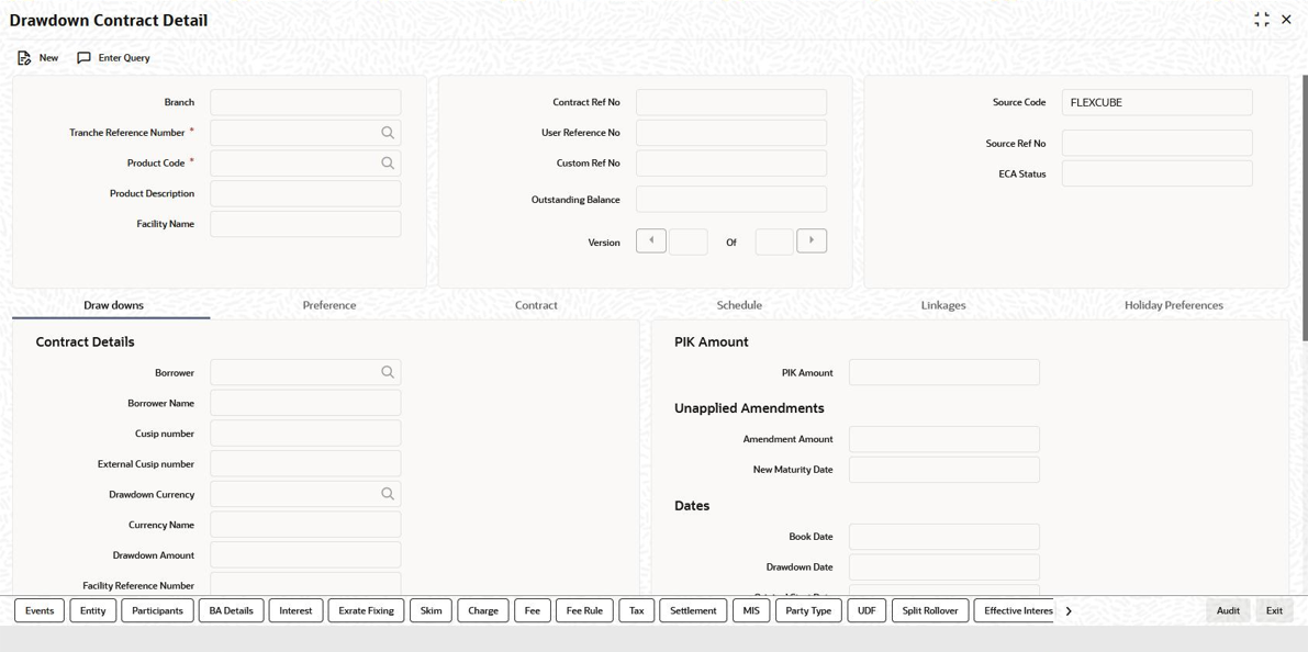 Specifying Revaluation Preferences for Drawdown Products