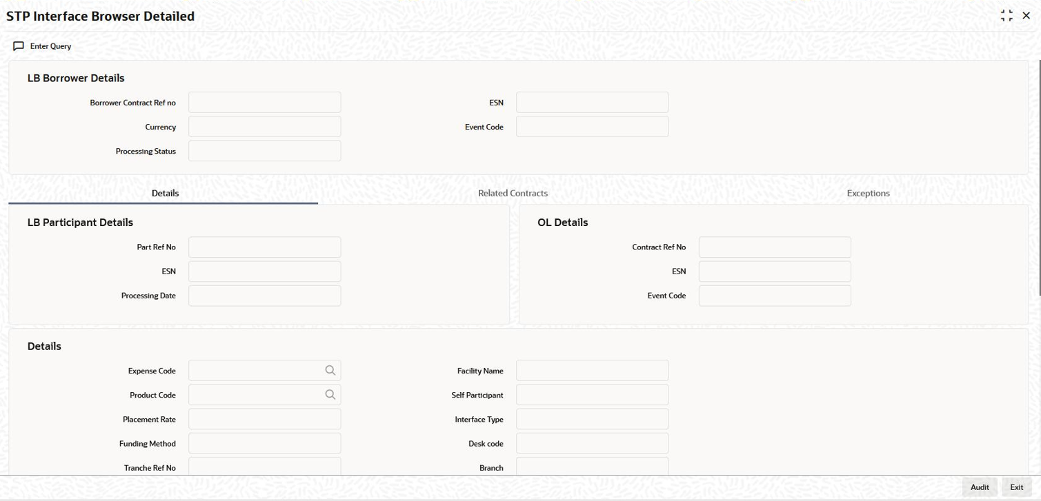 Processing Loan Contracts in OL Module