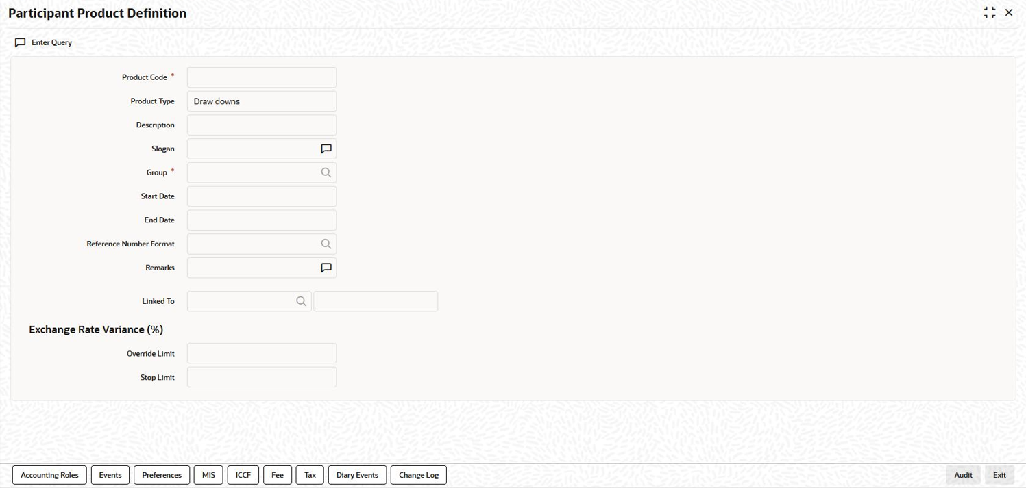 Creating Participant Products