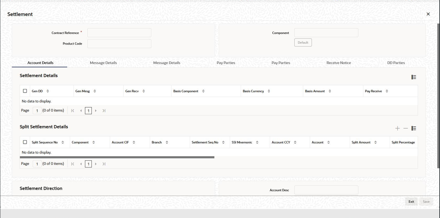 Viewing Settlement Instructions before Authorization