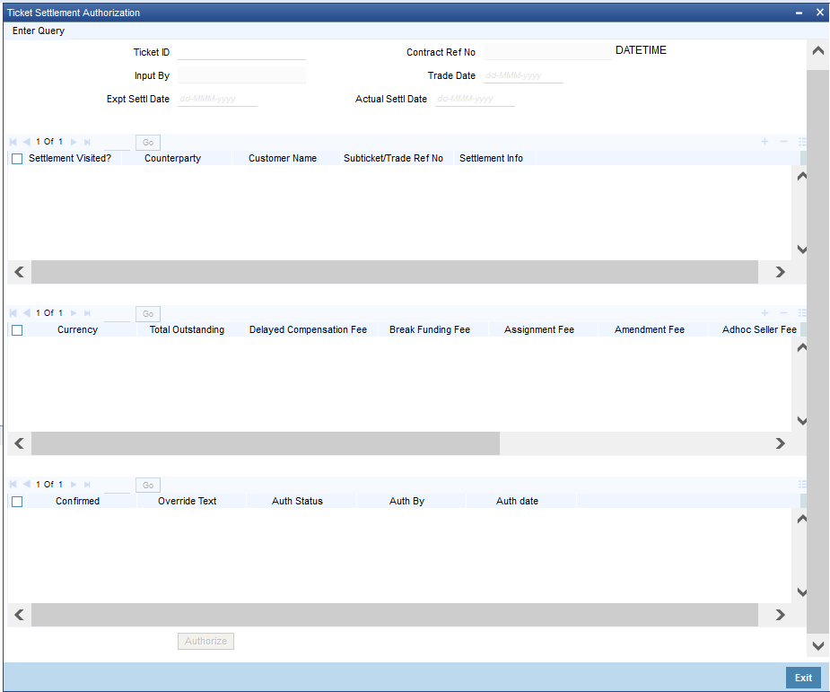 Viewing Settlement Instructions before Authorization