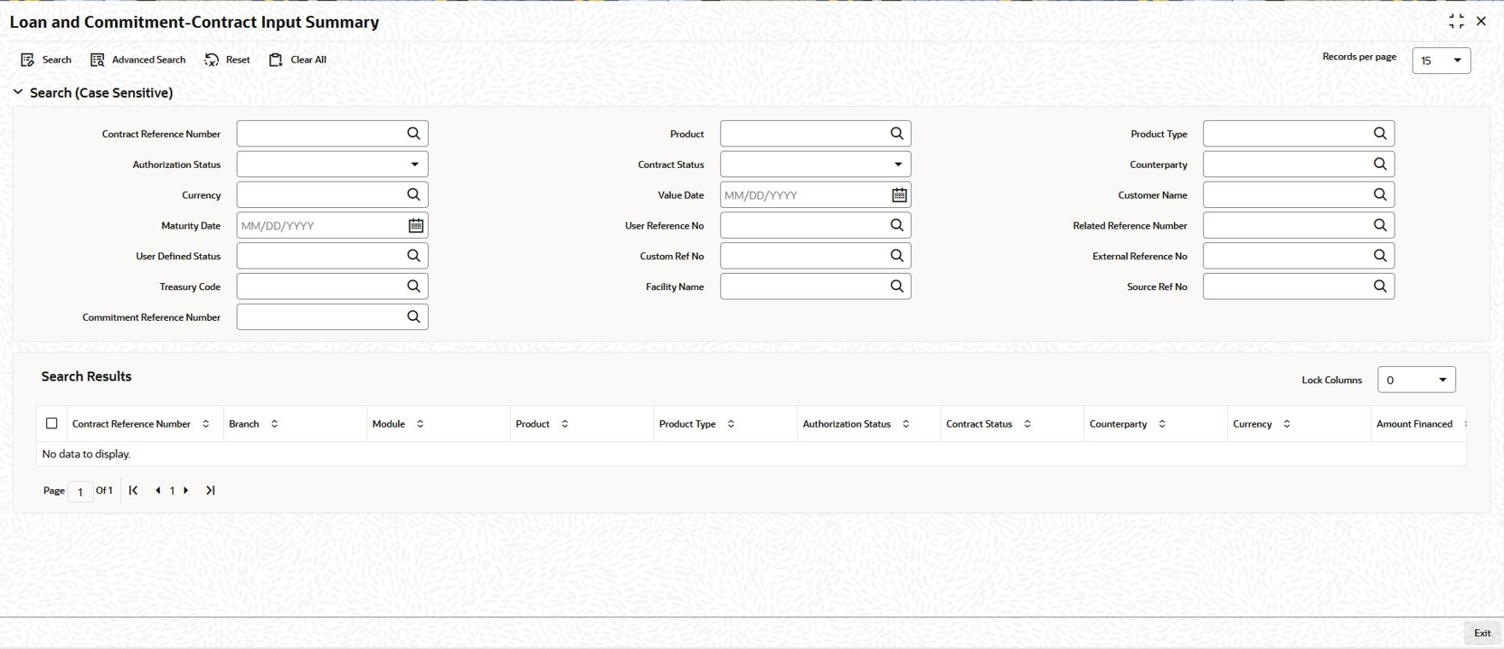 Viewing Summary Details of a Loan