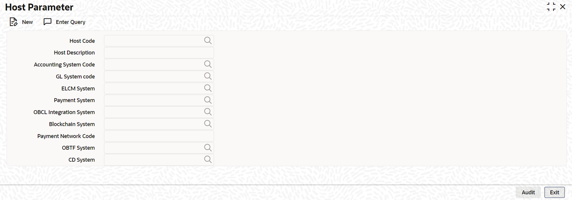 Configuring Accounting System for Host Code