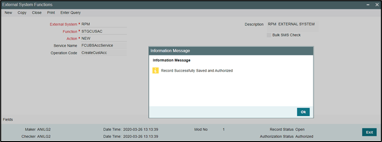 Maintenance For Oracle Flexcube Universal Banking
