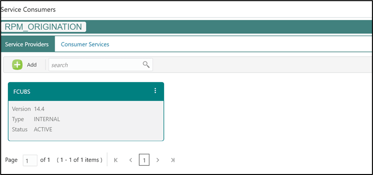 Maintenance for Oracle Banking Originations Cloud Service