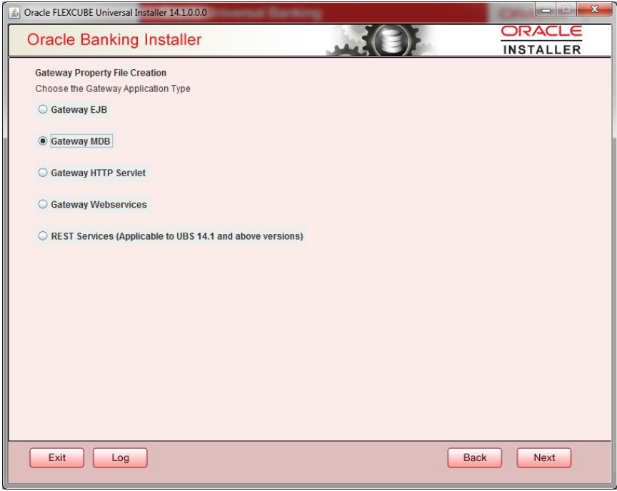 Gateway MDB Application