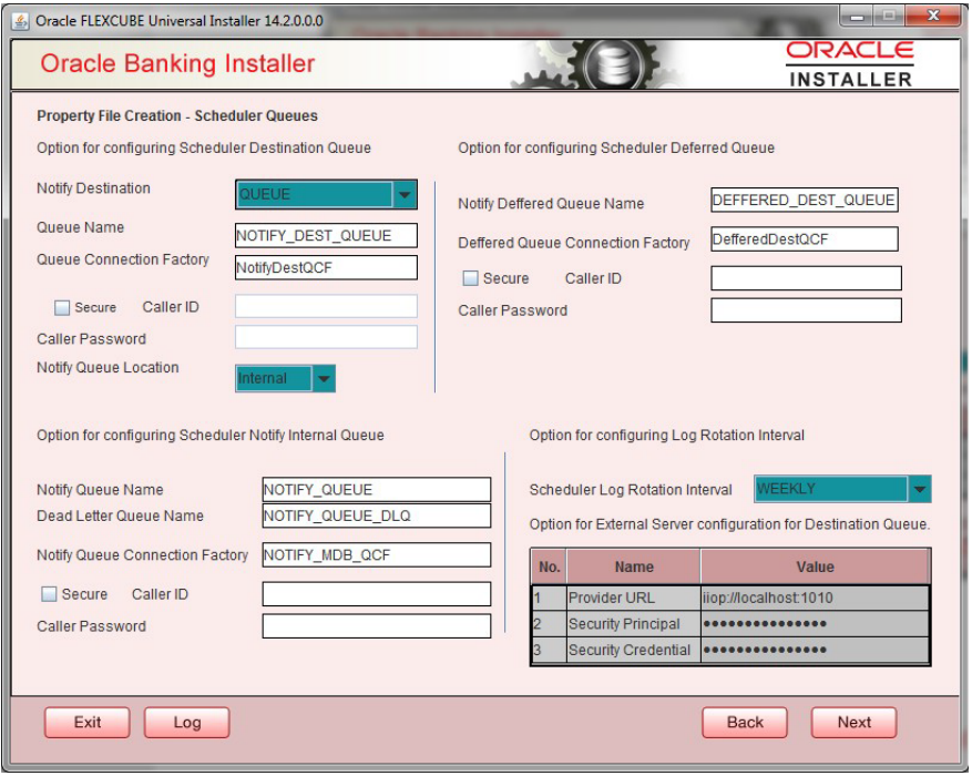 Configuring Scheduler Queues