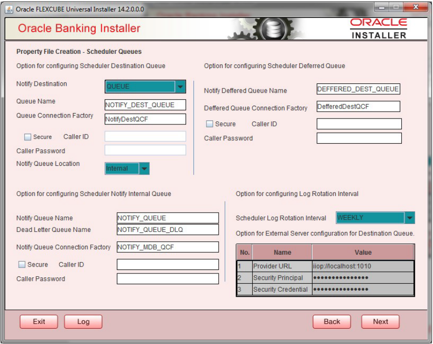 Configuring Scheduler Queues